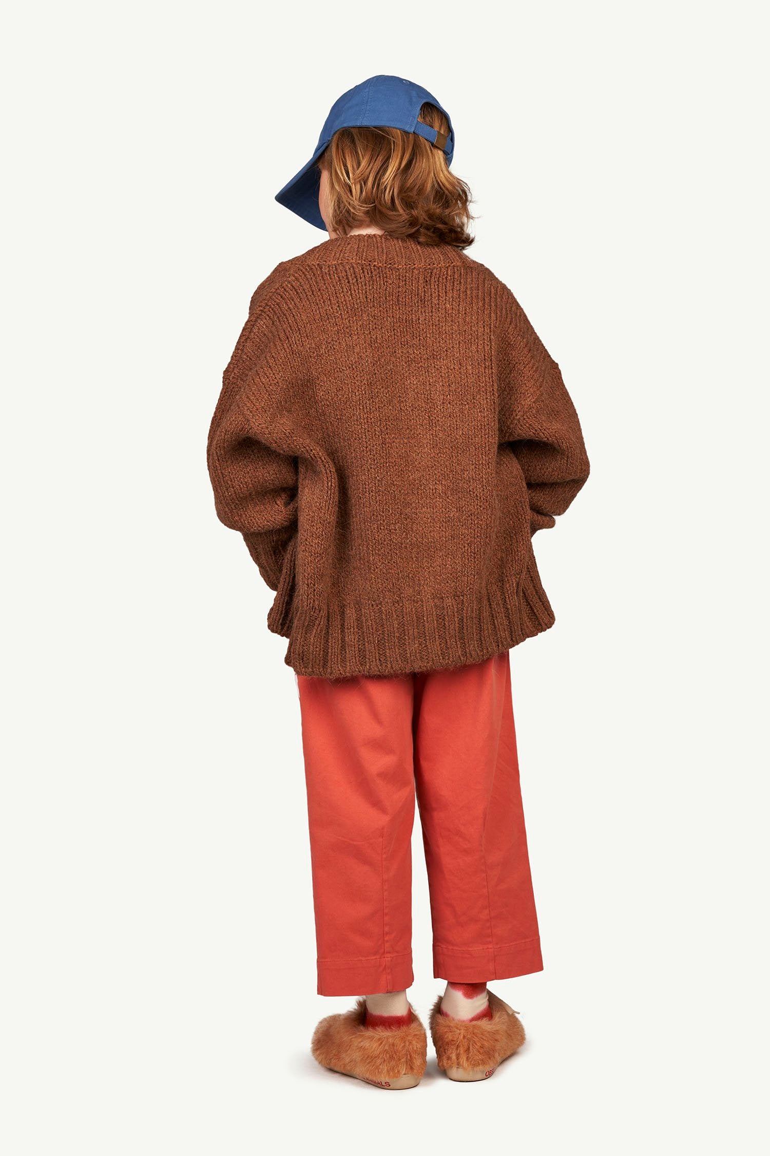 Kids Clothes | Brown Logo Plain Racoon Cardigan for kids | Fall/Winter ...