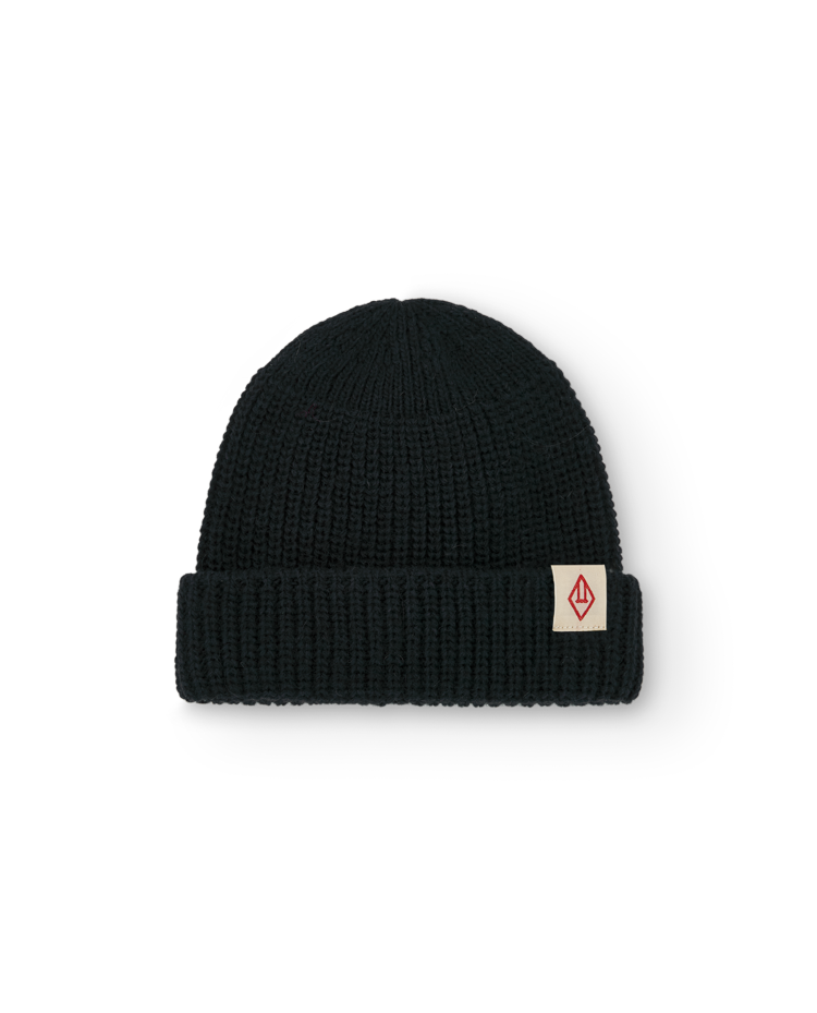 Navy Plain Pony Beanie | The Animals Observatory