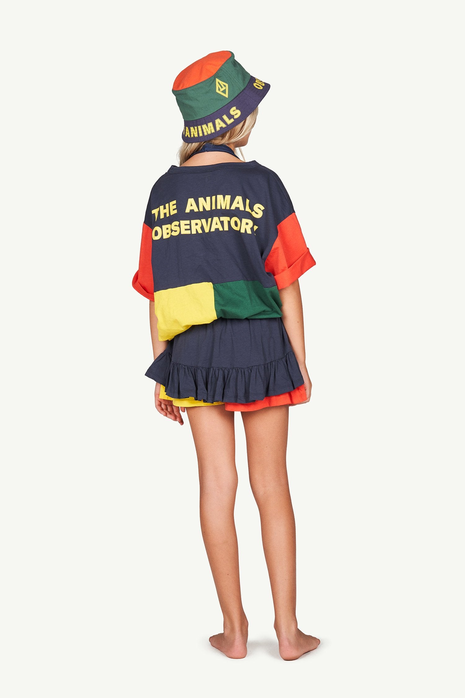 Kids Clothes | Navy Logo Rooster Oversize T-Shirtfor kids - The Animals ...
